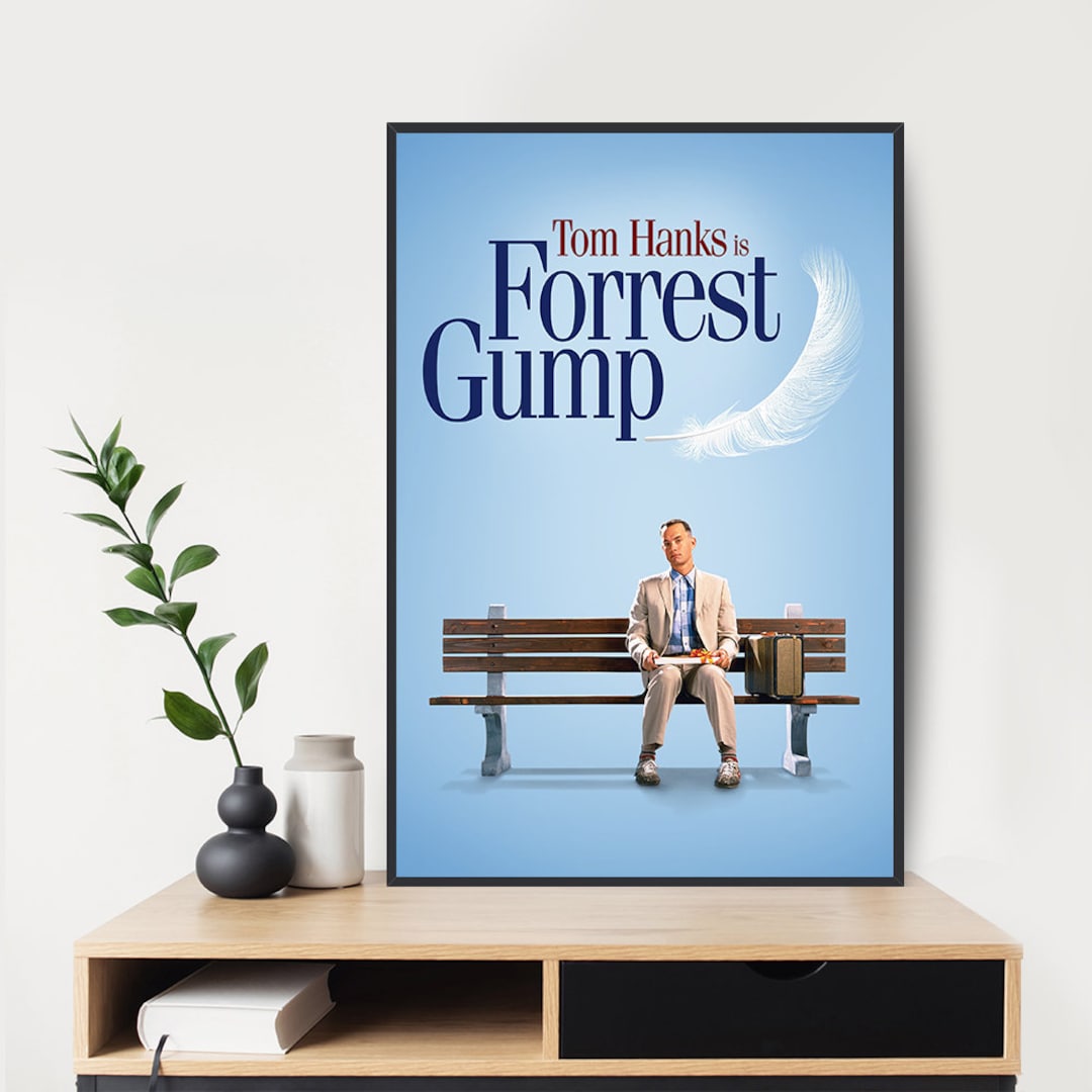 Forrest Gump Movie Poster Art Room Wall Decor Canvas Poster Tom Hanks ...