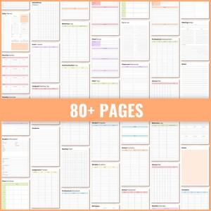 Printable Student Planner Bundle, Study Planner Bundle, Academic ...
