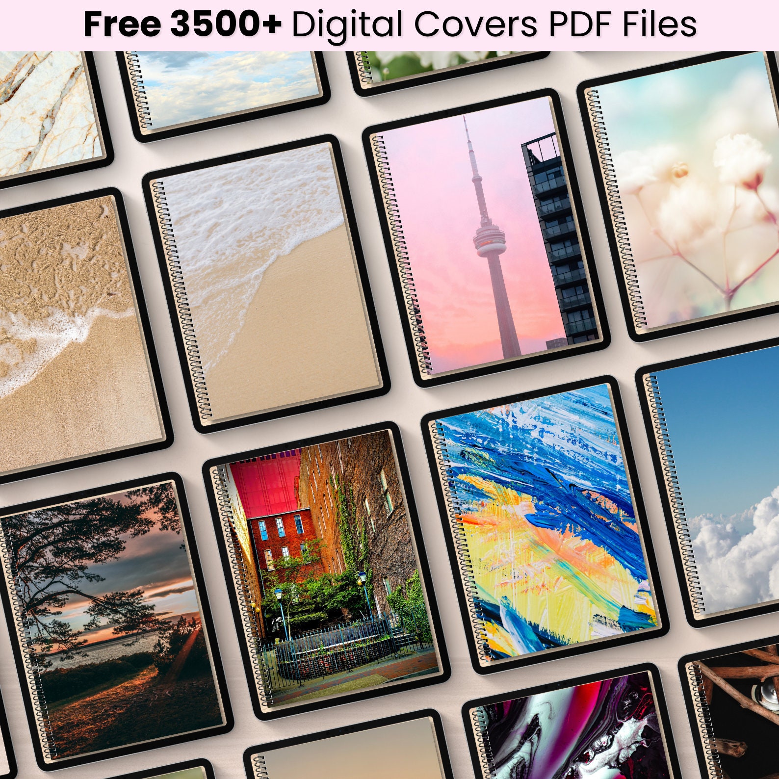 Portrait Digital Notebook Goodnotes Notebook, iPad Notebook, Student ...