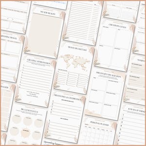 2025 Manifestation Journal Printable | Law of Attraction, Vision Board ...