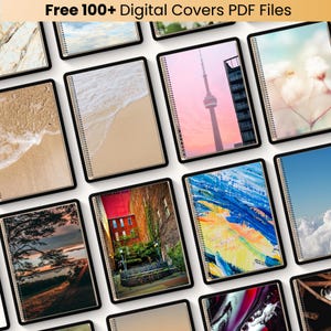 Dark Mode All-in-one Digital Planner 2024, 2025, 2026, Undated Digital ...