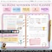 Boho All-in-one Digital Planner 2024, 2025, Digital Planner, Weekly ...