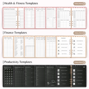 All-in-one Digital Planner 2024, 2025, 2026, Undated Digital Planner ...