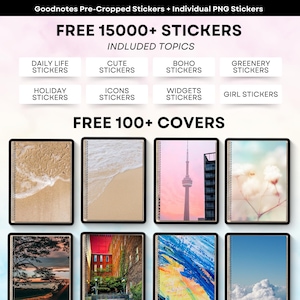 Boho All-in-one Digital Planner 2024, 2025, Digital Planner, Weekly ...