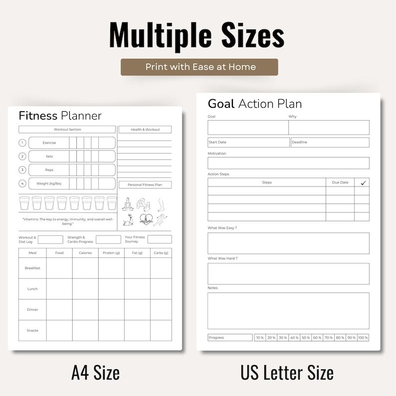 Ultimate Personal Planner Bundle | Daily, Weekly, Monthly & Goal ...