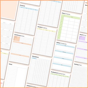Printable Student Planner Bundle, Study Planner Bundle, Academic ...