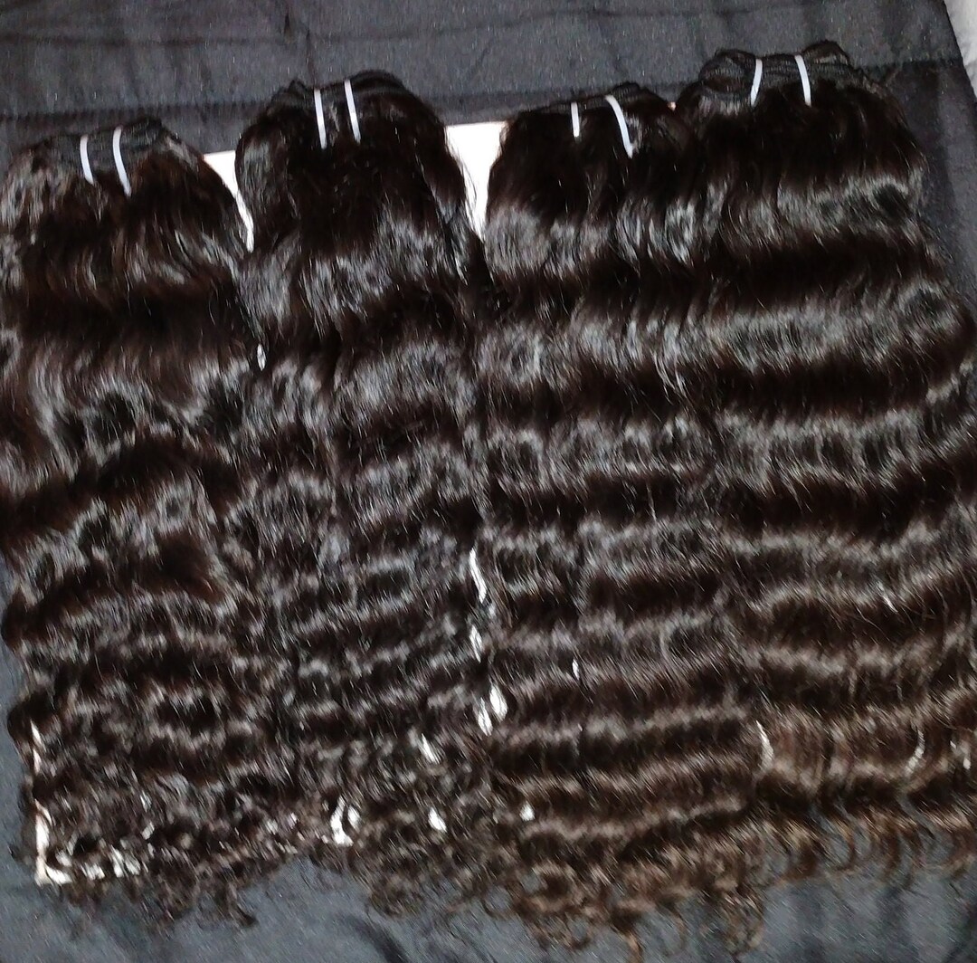 14inch Raw Indian Temple Hair Extensions - Etsy