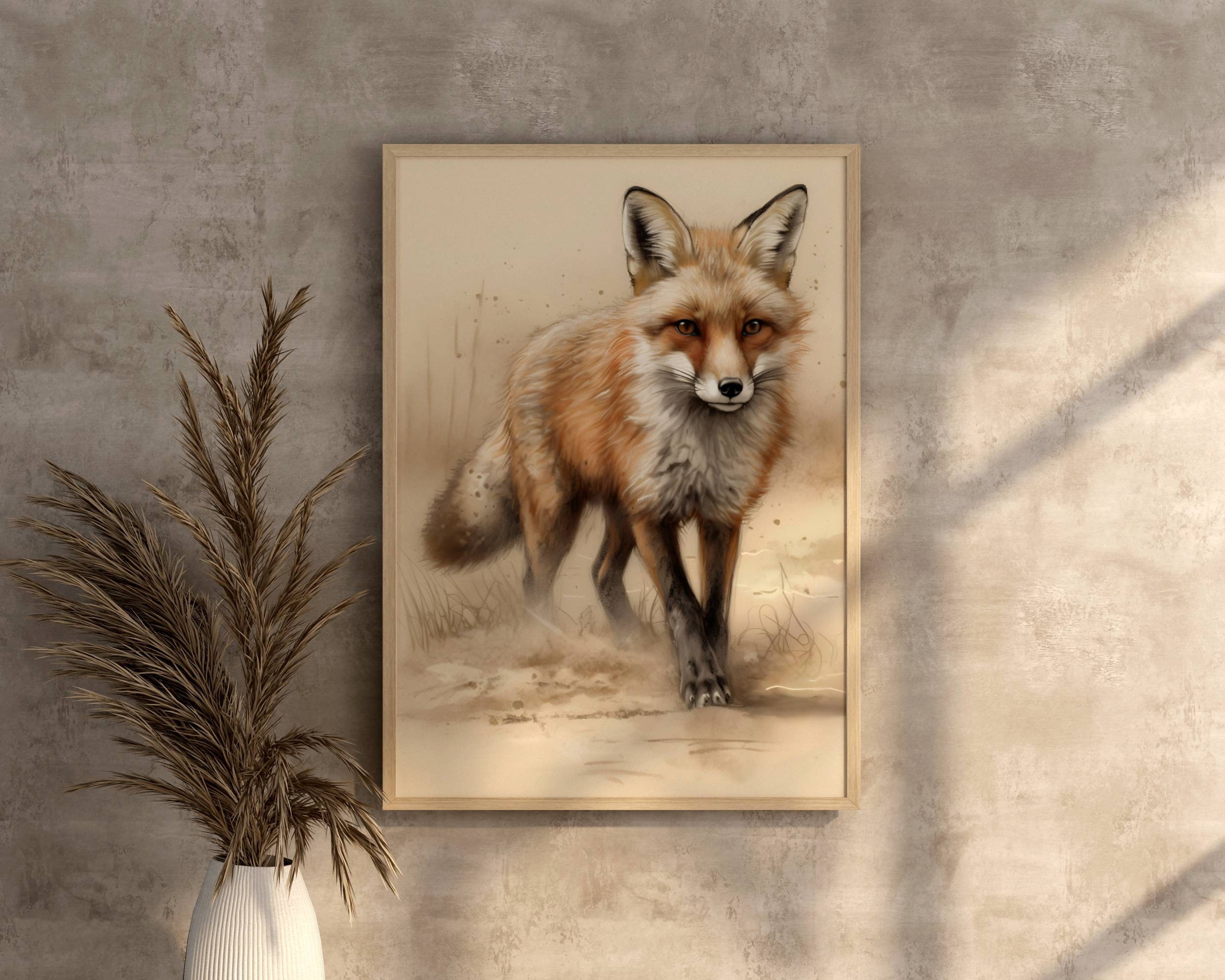 Cottagecore 3 Set Downloadable Hare, Chip Munk, Woodland Fox Decor ...