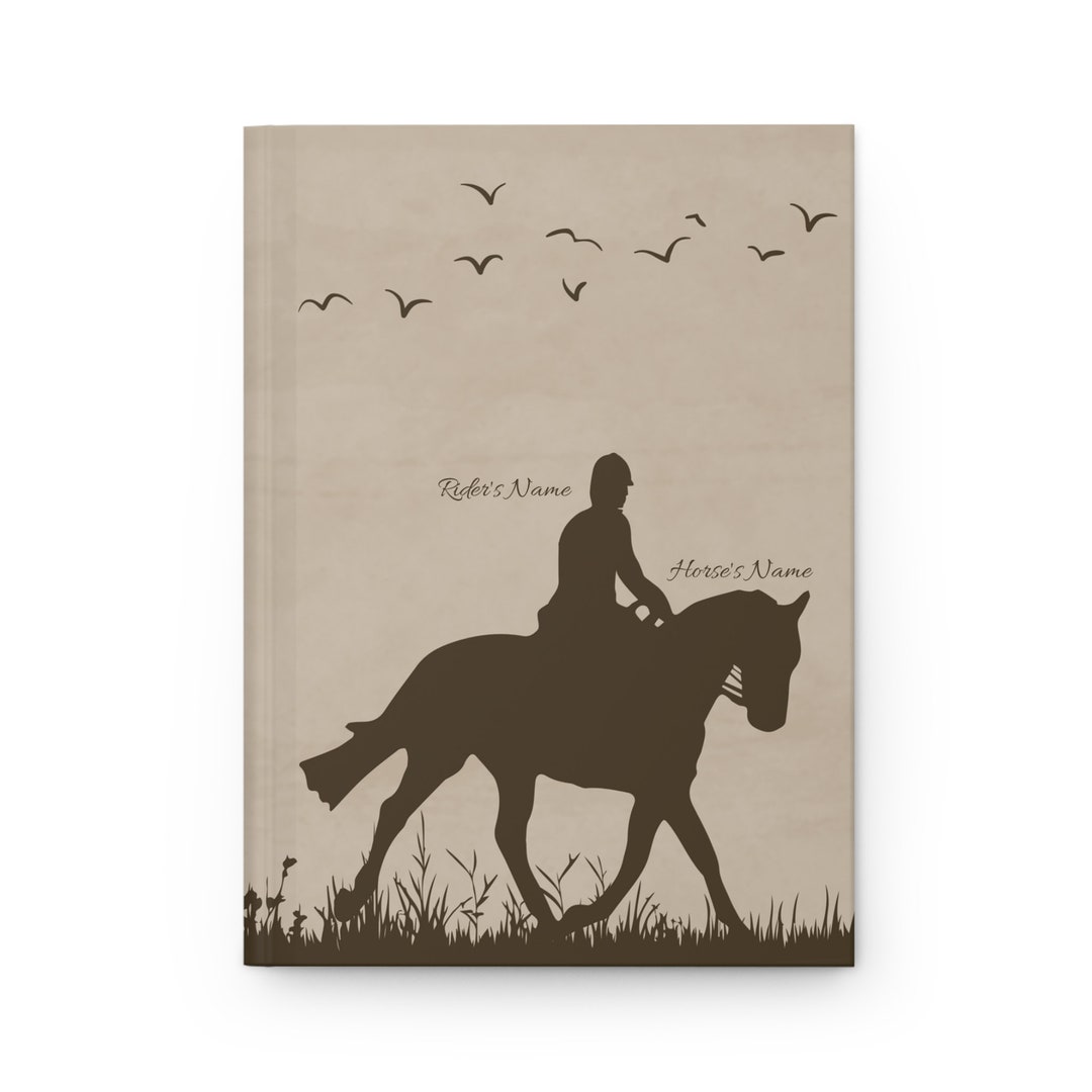Personalized Horse Hardcover Notebook Horse Lovers Gift Notebook for ...