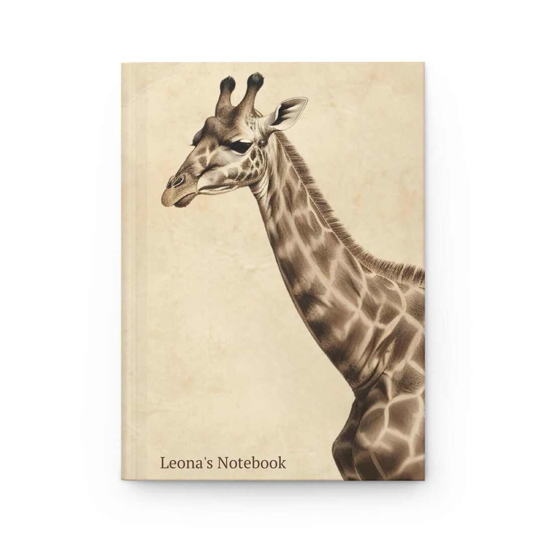 Giraffe Personal Custom Journal Hardcover Notebook A5 Journal Unique ...