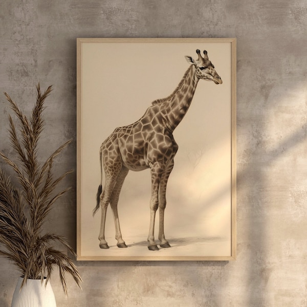 Giraffe Poster - Etsy