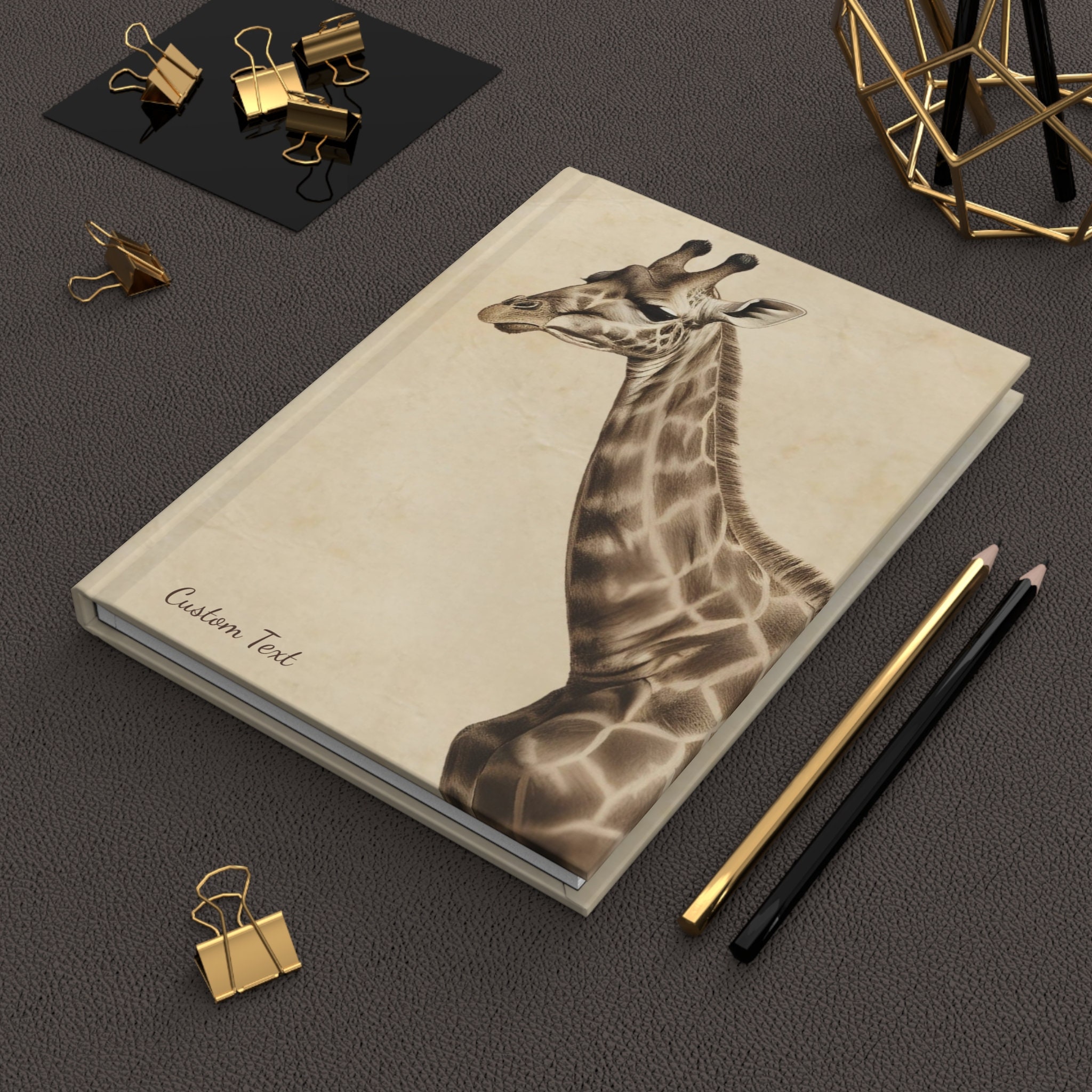 Giraffe Personal Custom Journal Hardcover Notebook A5 Journal - Etsy