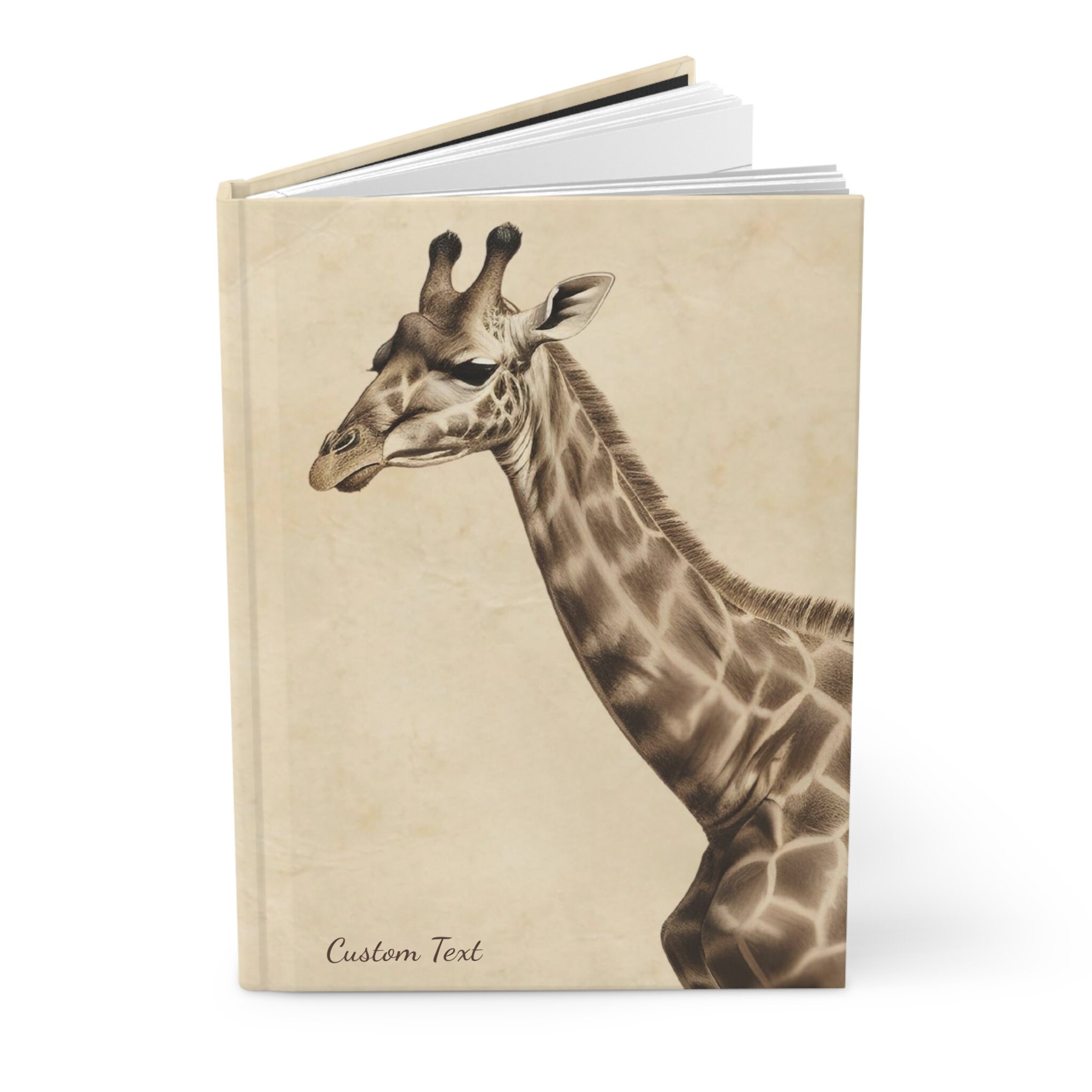 Giraffe Personal Custom Journal Hardcover Notebook A5 Journal - Etsy