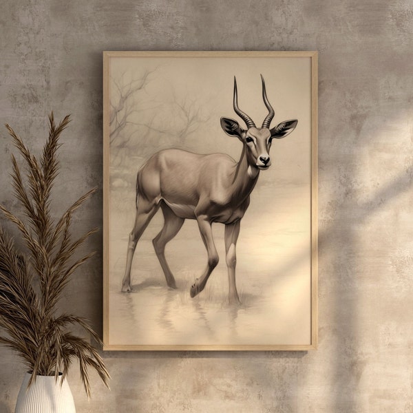 Antelope Poster - Etsy