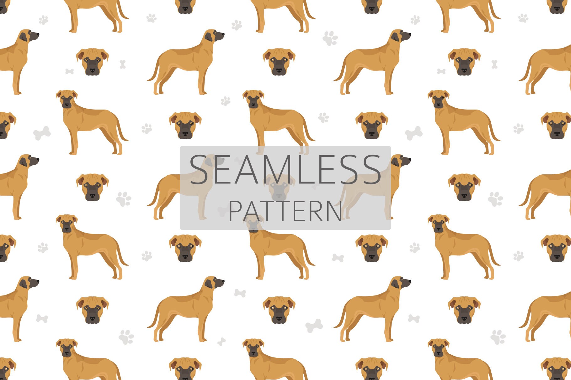 Black Mouth Cur Clipart Bundle, American Cur Puppy Clipart, High ...