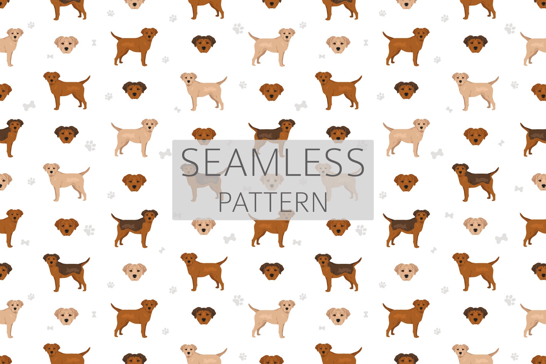 Shar Pei Beagle Poodle Mix Clipart Bundle, Sharp Eagle Puppies Clipart ...