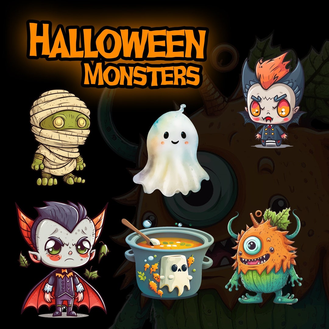 23 Halloween Illustrations | Vampires, Mummies, Ghosts, Zombies ...