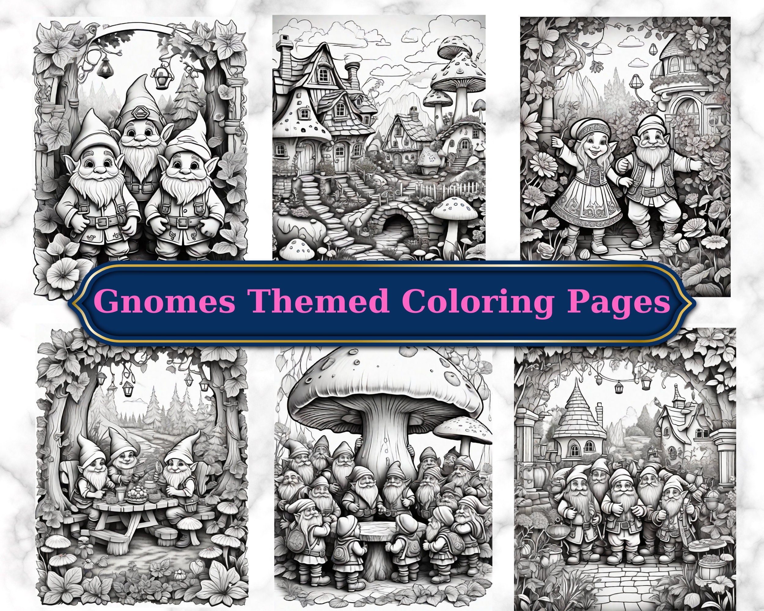 Whimsical Dwarf Coloring Pages - Enchanting Coloring Pages for All Ages ...