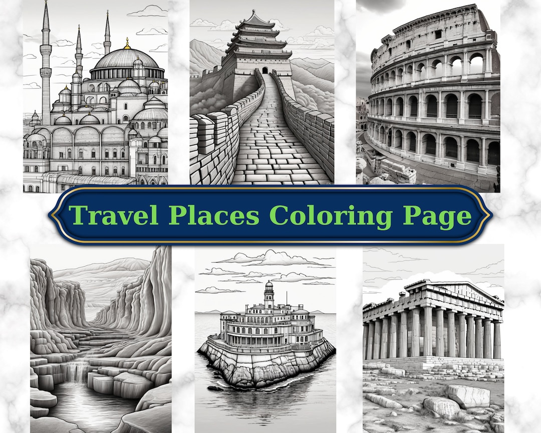 World Tour: Exploring Colorful Art With Travel Destinations Themed ...