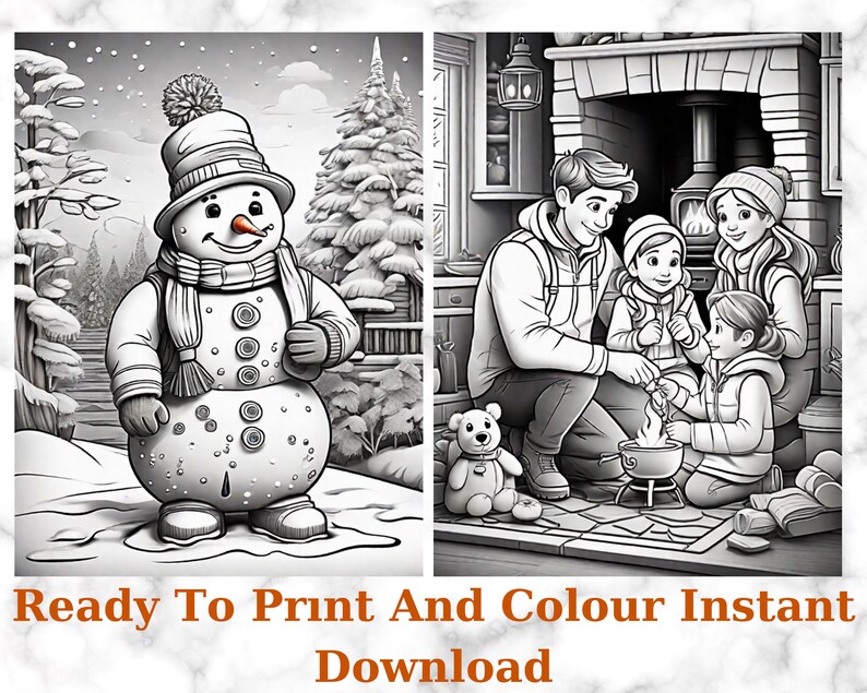 Dreamy Winter Themed Coloring Pages the Magic of the Cold Season is at ...