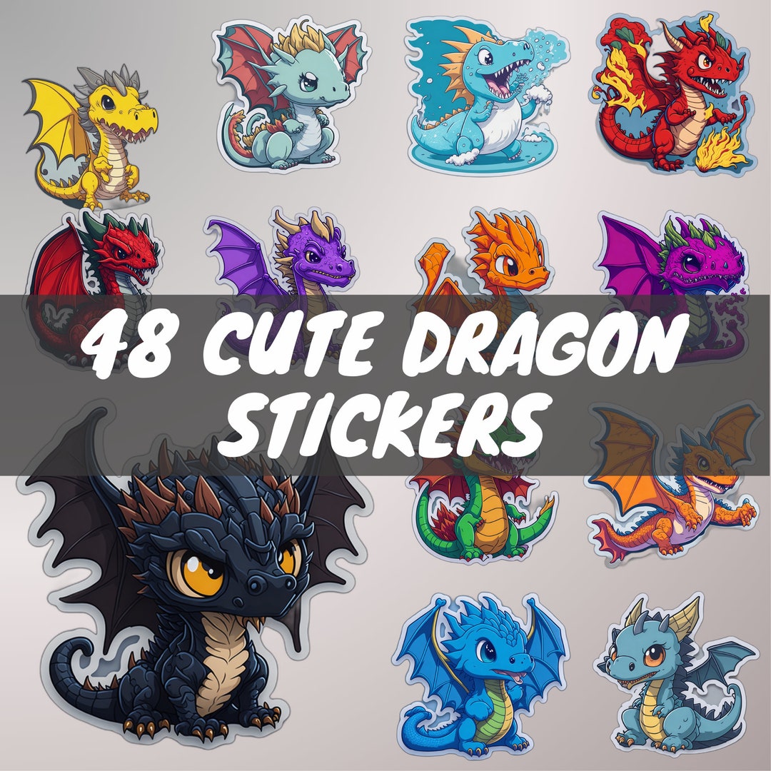 Cute Downloadable Sticker Bundle Stickers Ai Printable Design Sticker ...