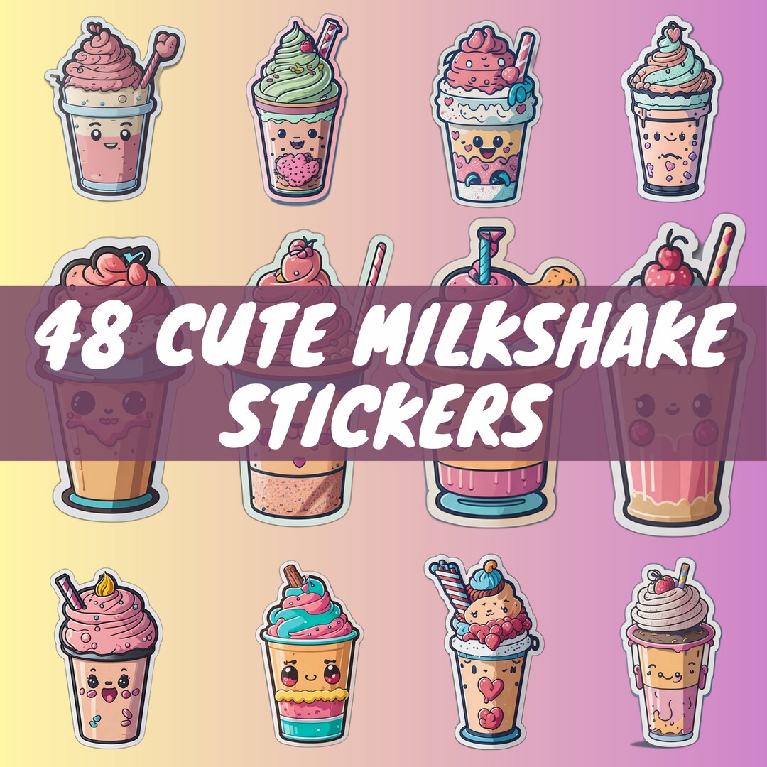 Cute Downloadable Sticker Bundle Stickers Ai Printable Design - Etsy