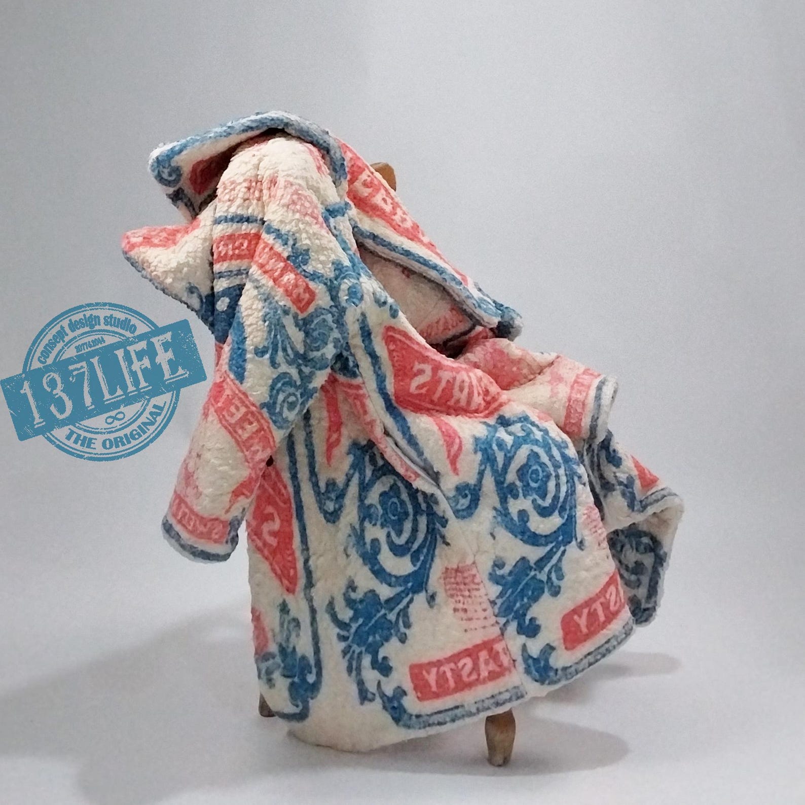 Plush Coat & Timeless Modern Style /limited Edition / Handmade /SERIES ...