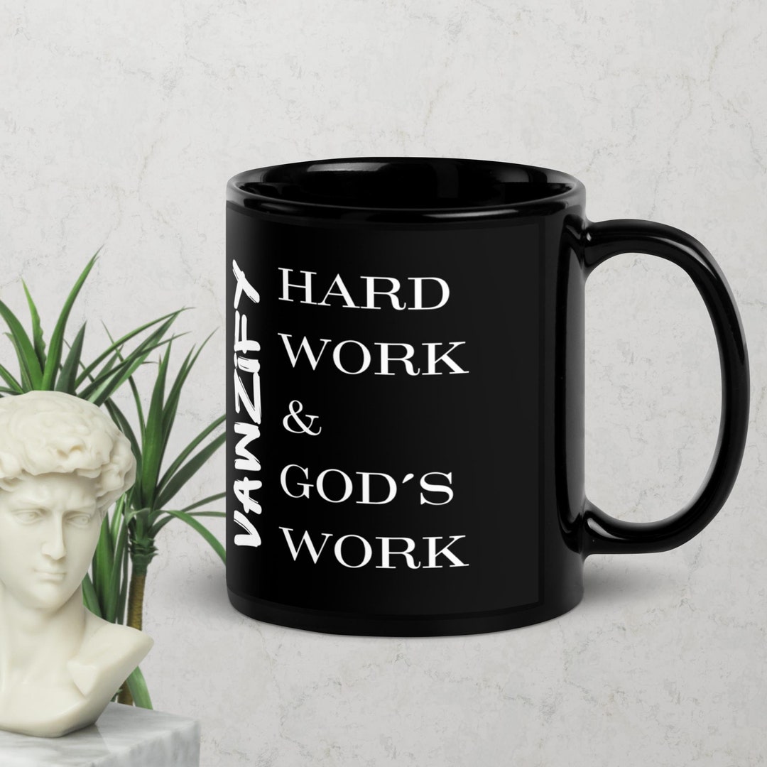Coffee Cup Morning Affirmation HARD WORK Morning Momentum for the Day ...
