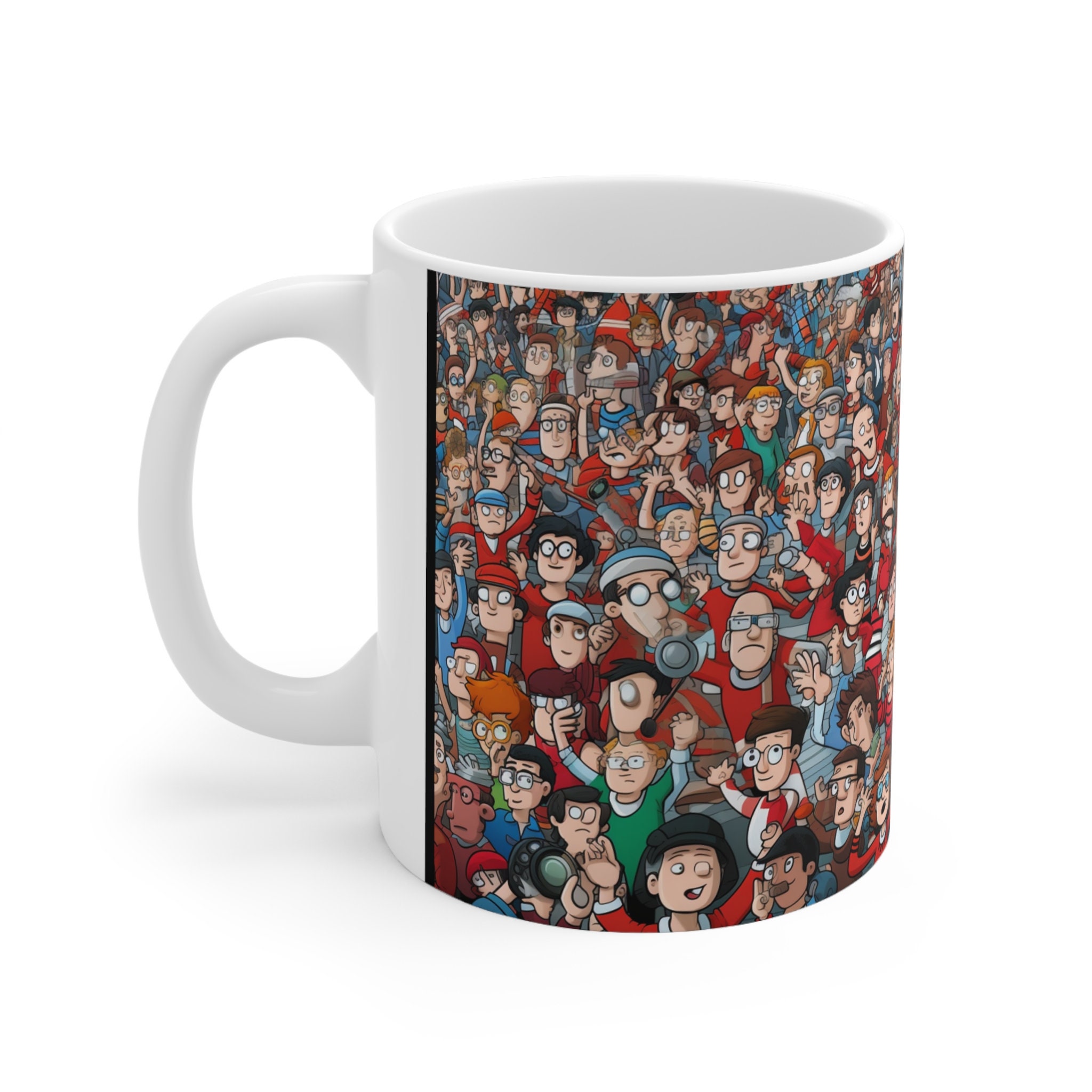 Where's Wally Inspired Mug Colorful Custom Mugs - Etsy