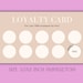 Lash Tech Loyalty Card Template (canva Editable) - Etsy