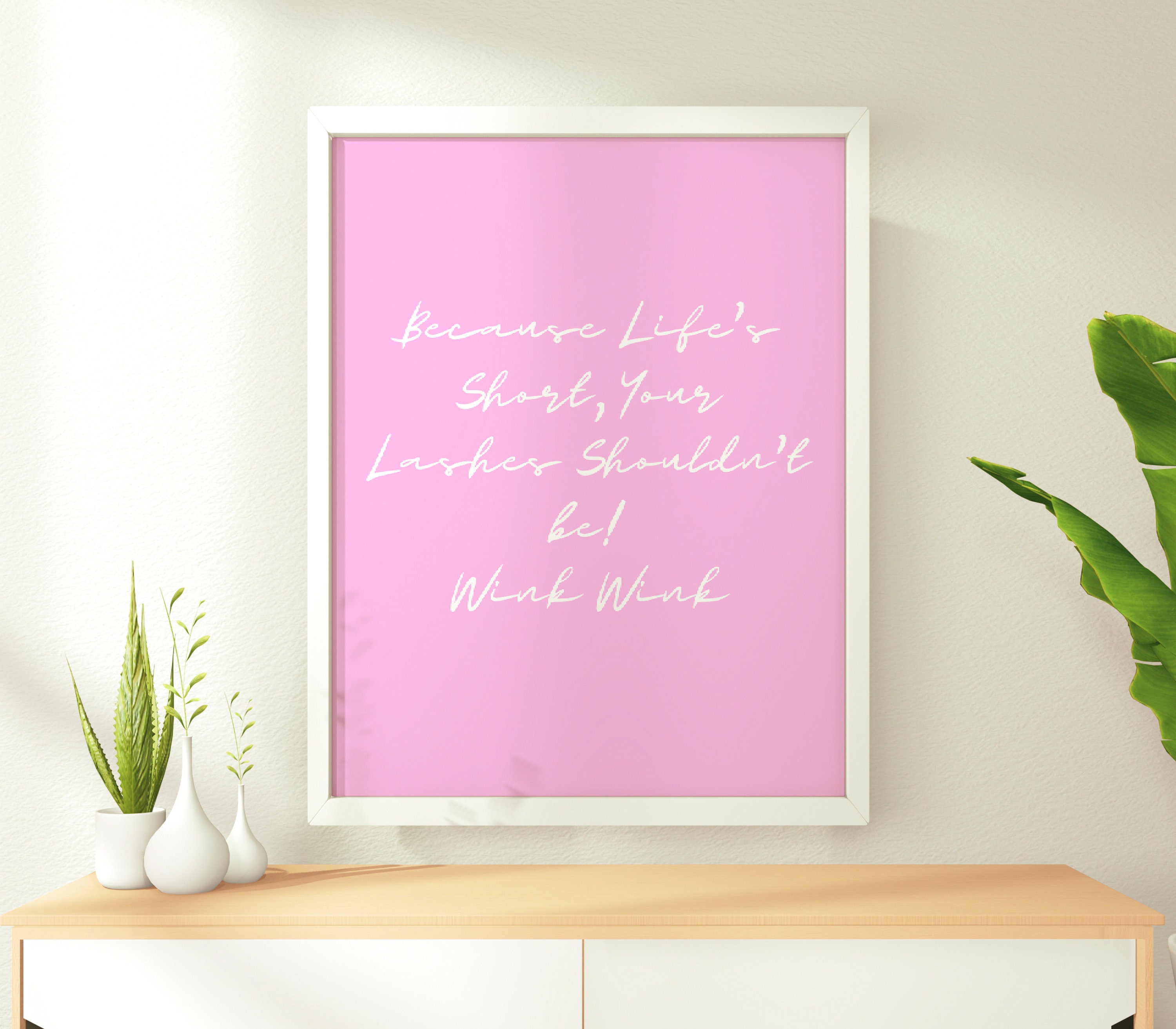 Eyelash Wall Decor Lashes Wall Art Eyelash Wall Art Lash Room Art ...