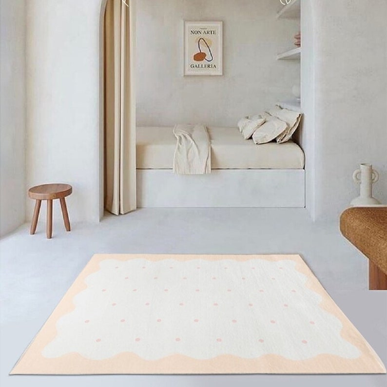 Retro Flowers Dainty Aesthetic Room Carpet - Etsy