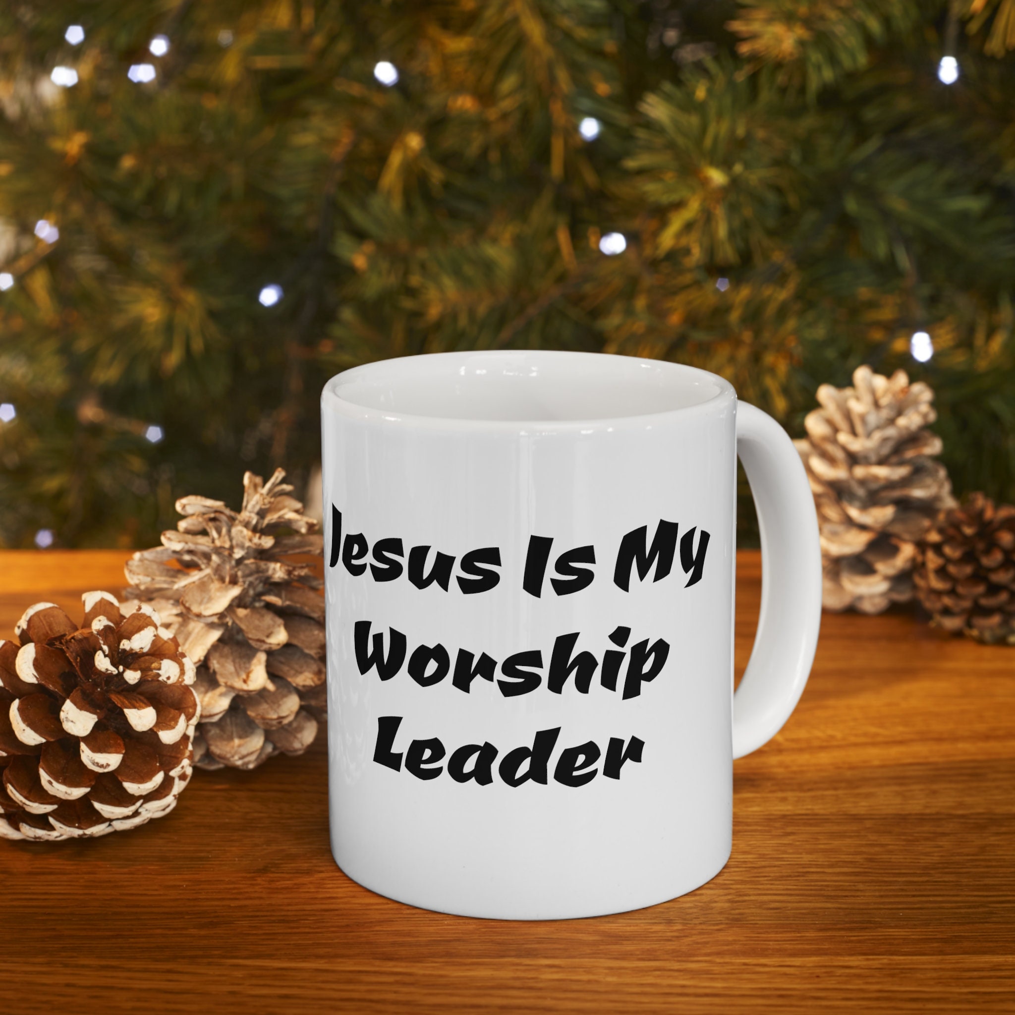 Jesus is My Worship Leader Ceramic Coffee Mug Religious - Etsy