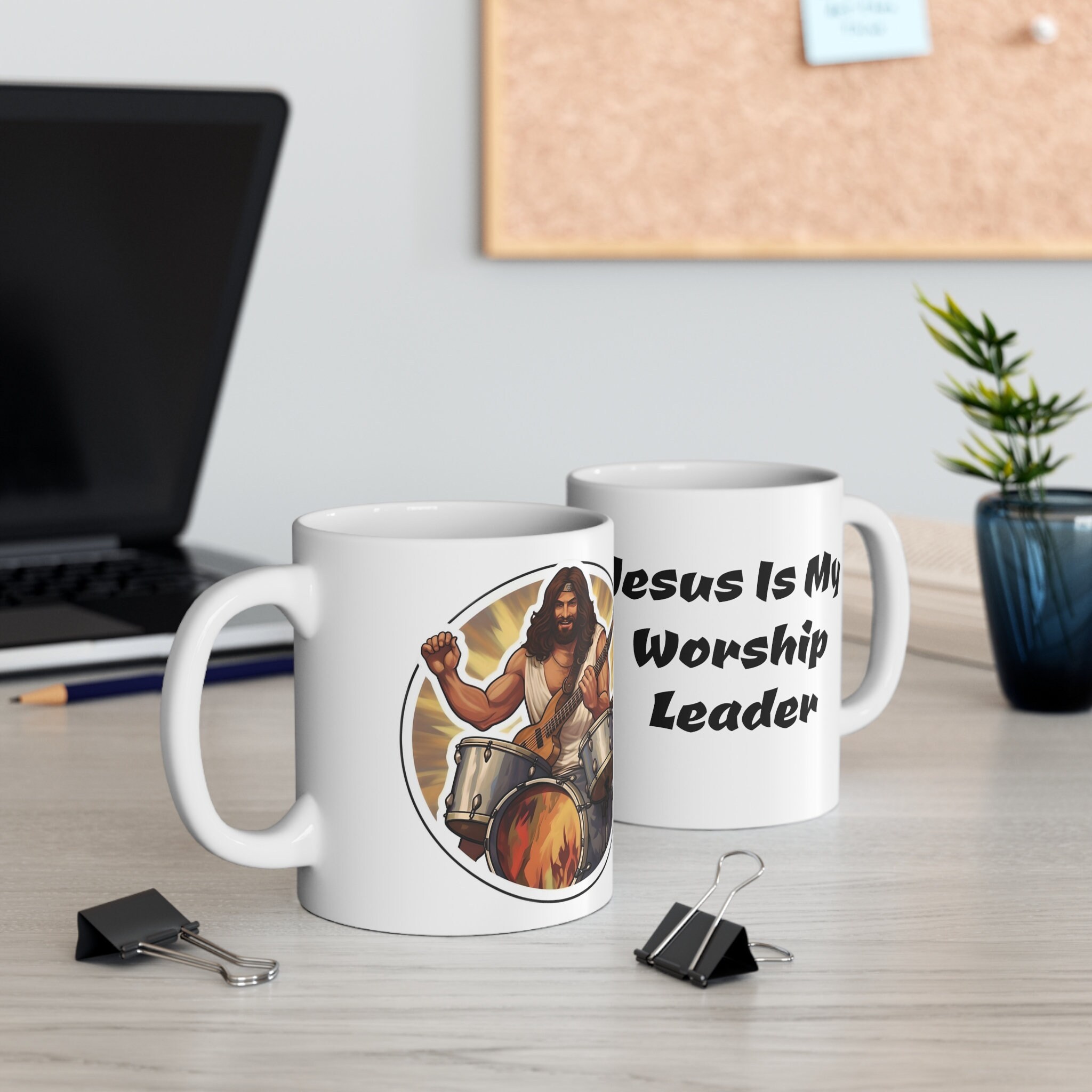 Jesus is My Worship Leader Ceramic Coffee Mug Religious - Etsy