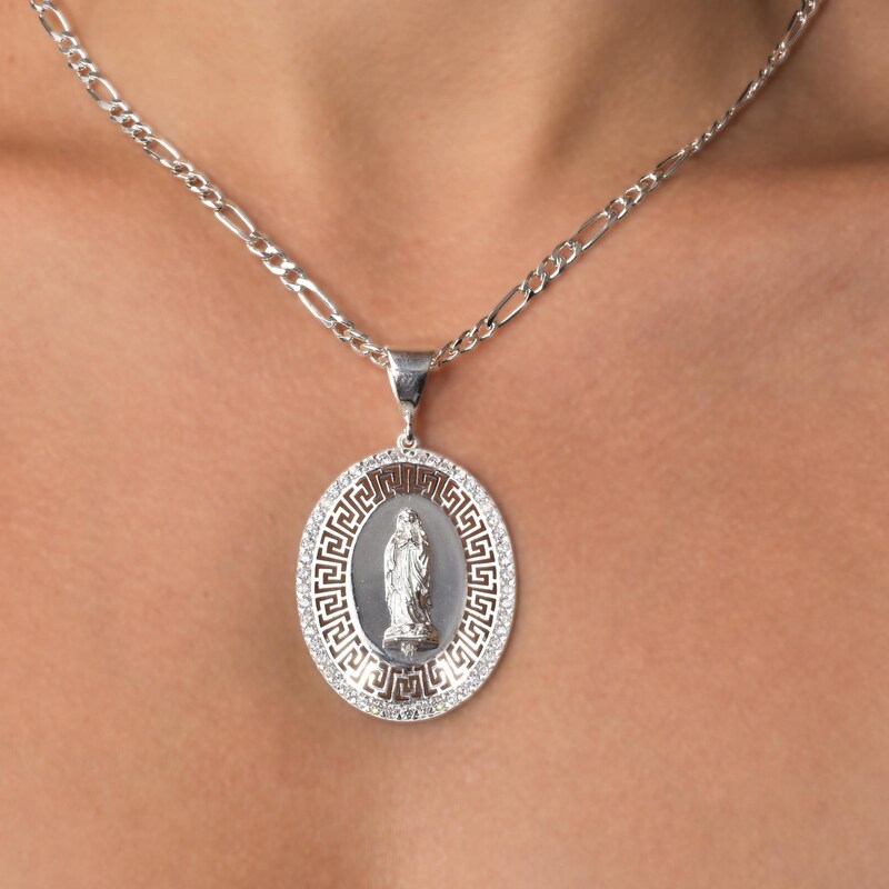 Virgin Mary Locket - Etsy