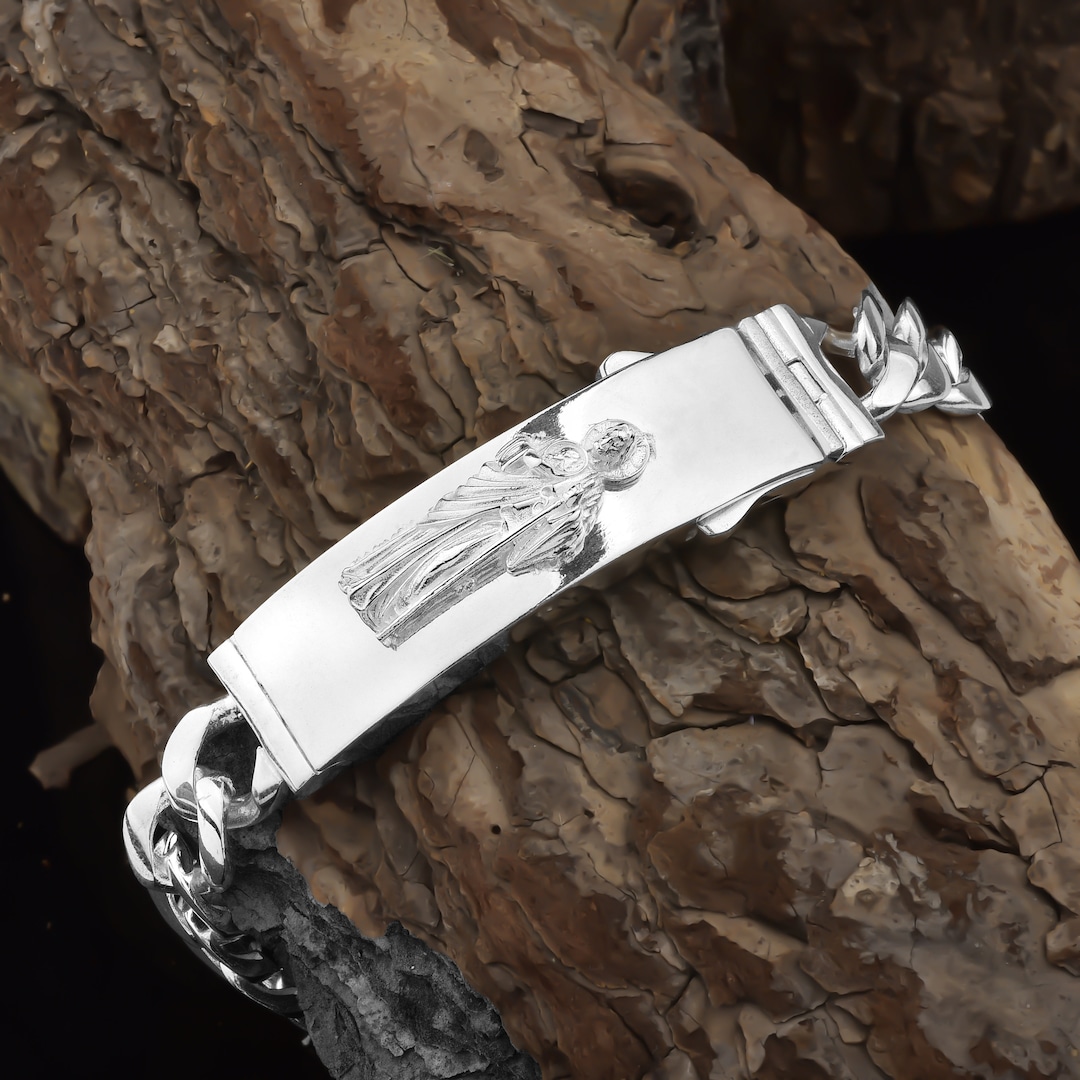 Saint Jude Bracelet- Religious Silver St Jude Bracelet - St. Jude ...