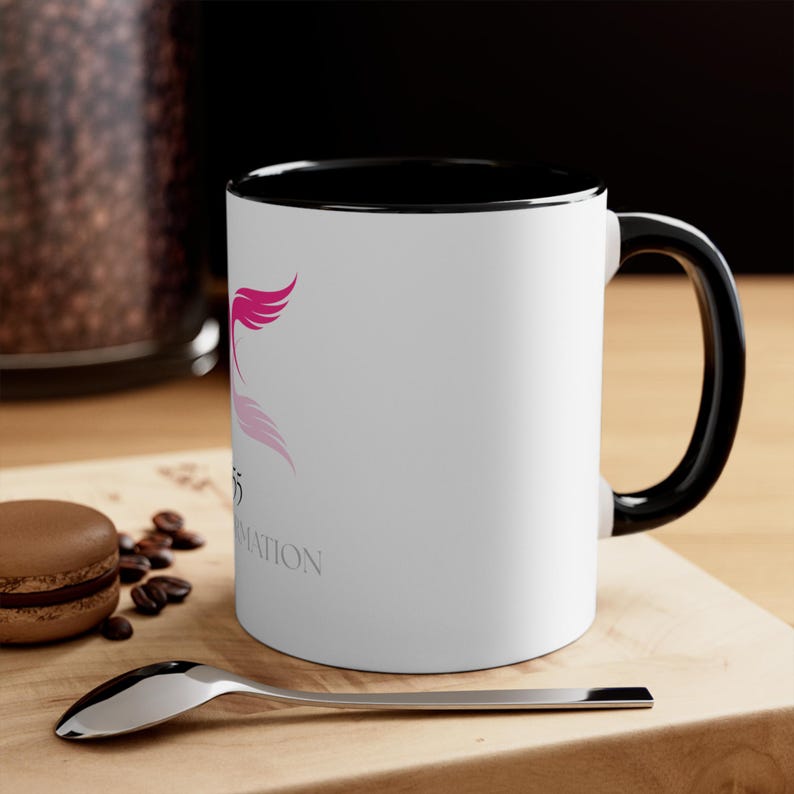 Esoteric Spiritual Angel Number 555 Transformation Accent Mug, Coffee ...