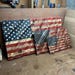 Wavy Wood American Flag Distressed - Etsy