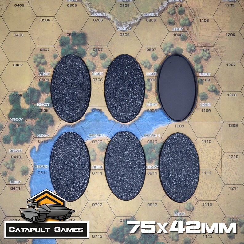 Oval Bases for Tabletop Wargames - Etsy