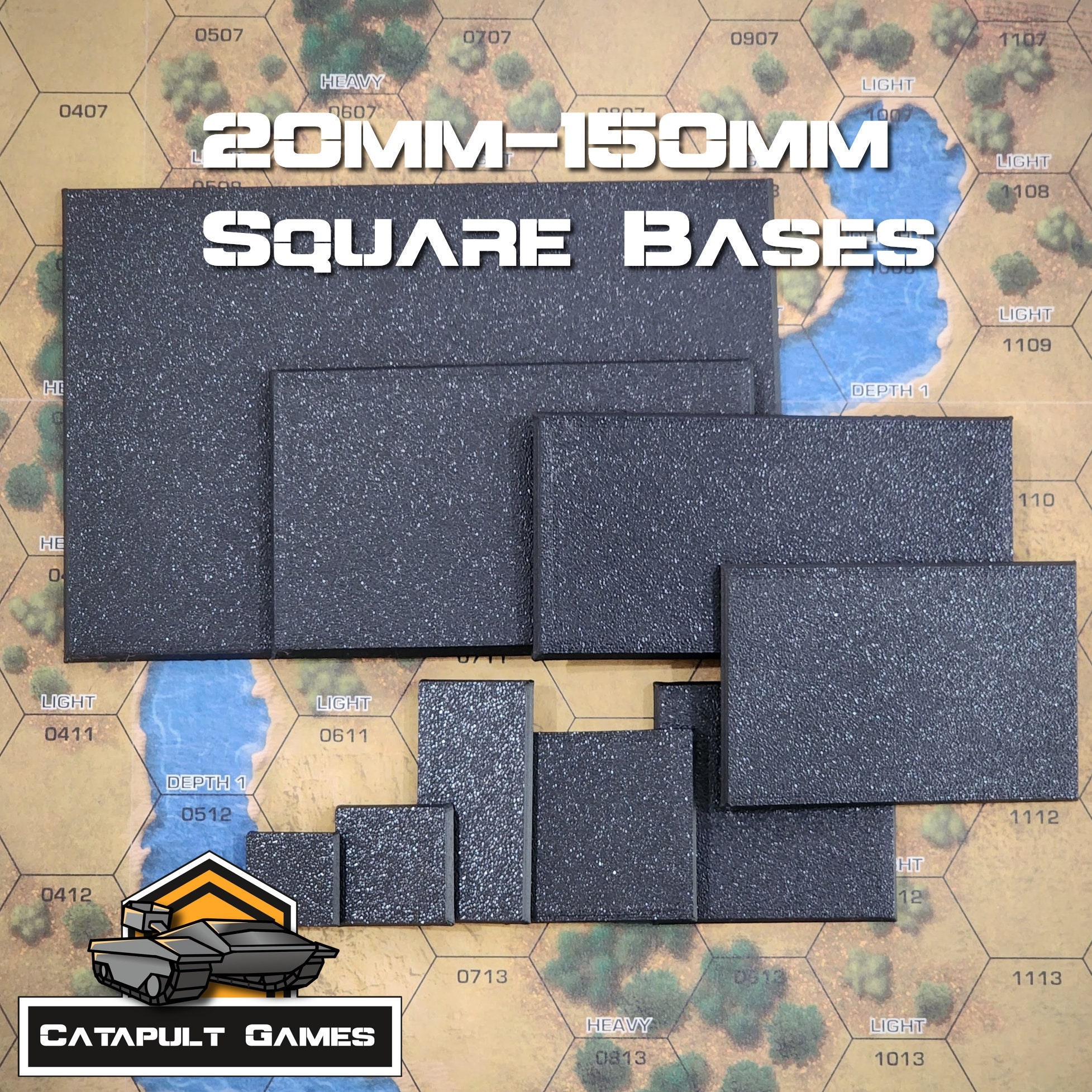 Square and Rectangular Bases for Tabletop Wargames - Etsy