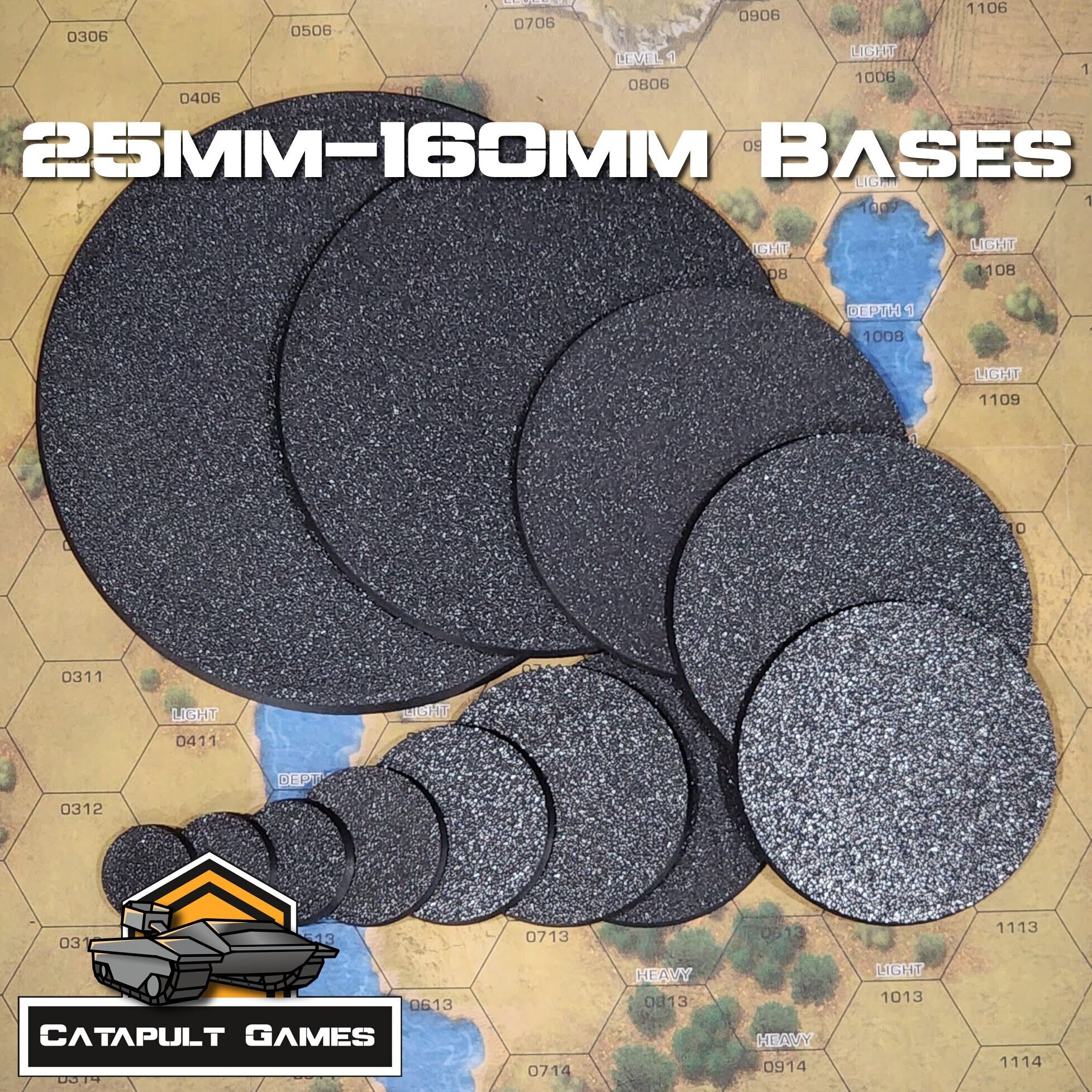 Round Bases for Tabletop Wargames - Etsy