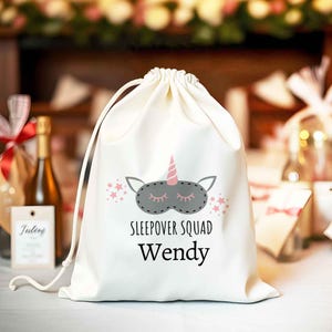 Sleepover Birthday Party Bags-sleepover Squad Party Favor- Christmas ...