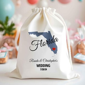 Destination Wedding Favor - Personalized Florida Wedding Favor - Beach ...