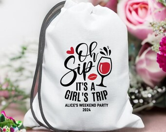 Let's Go Girls Party Favor Bag Bachelorette Birthday Treat Bag Mini ...