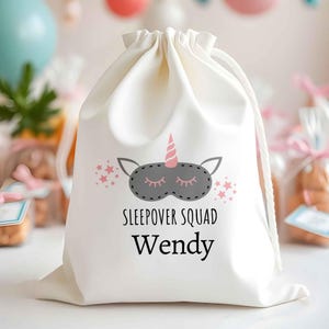 Sleepover Birthday Party Bags-sleepover Squad Party Favor- Christmas ...