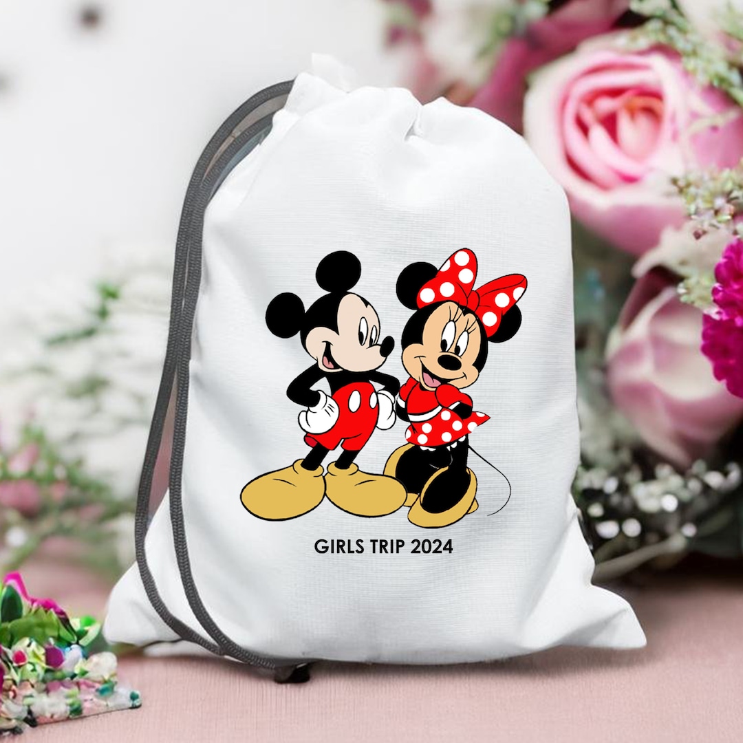 Mickey Minnie Favor Bags Mickey Mouse Gift Bags Kids Birthday Party Bag Disney Welcome Bag Thank ...