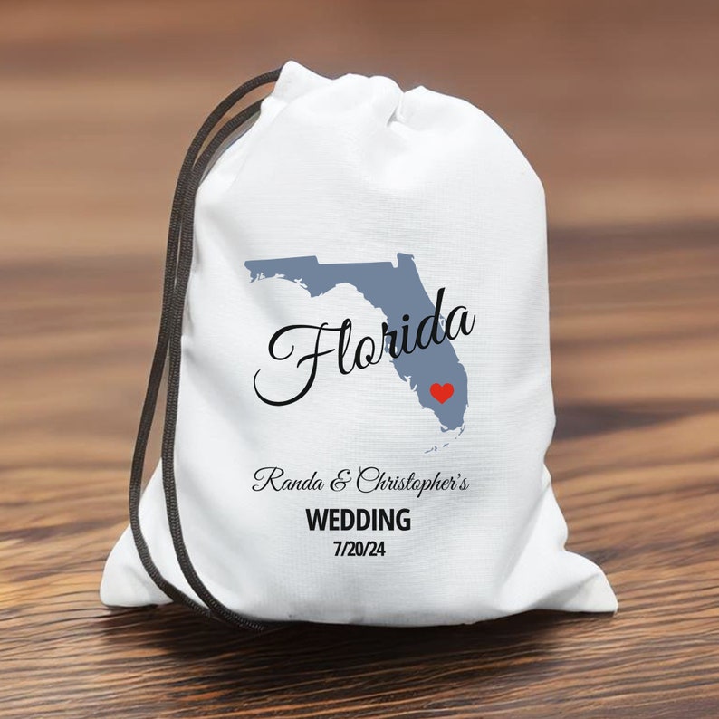 Destination Wedding Favor Personalized Florida Wedding Favor Beach ...