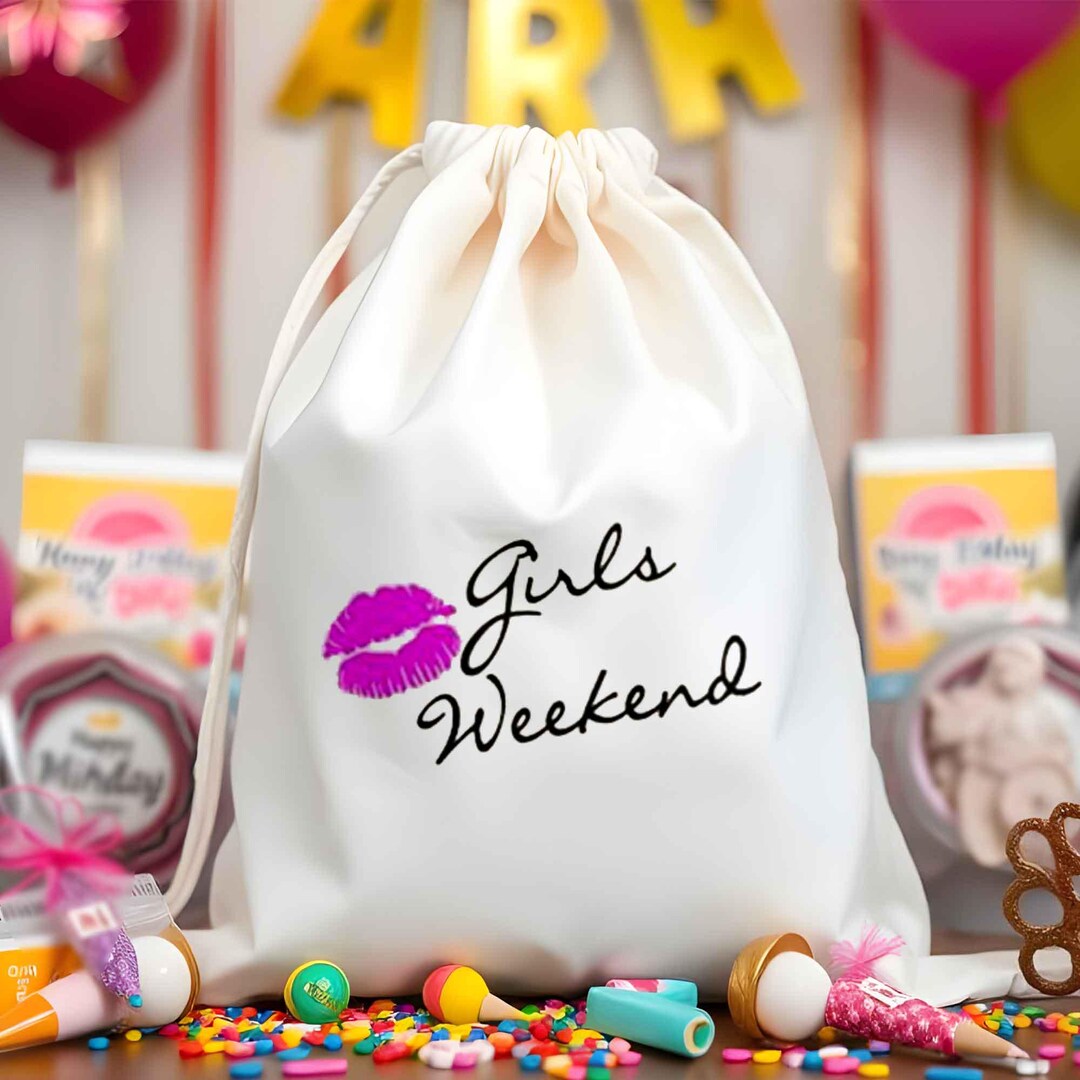 Girls Weekend Gift Bags-personalized Girls Getaway Gift Bag ...