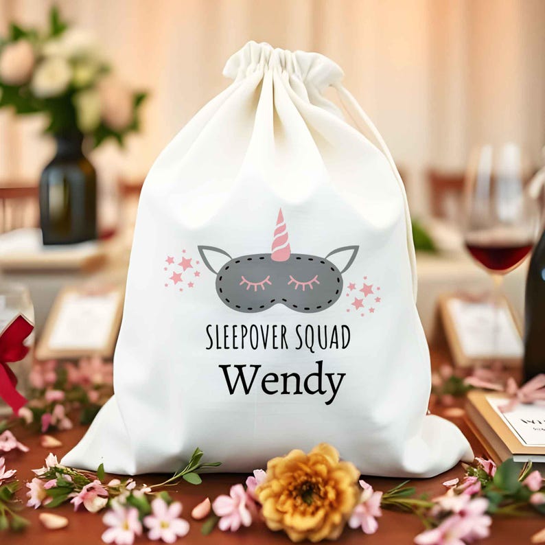 Sleepover Birthday Party Bags-sleepover Squad Party Favor- Christmas ...