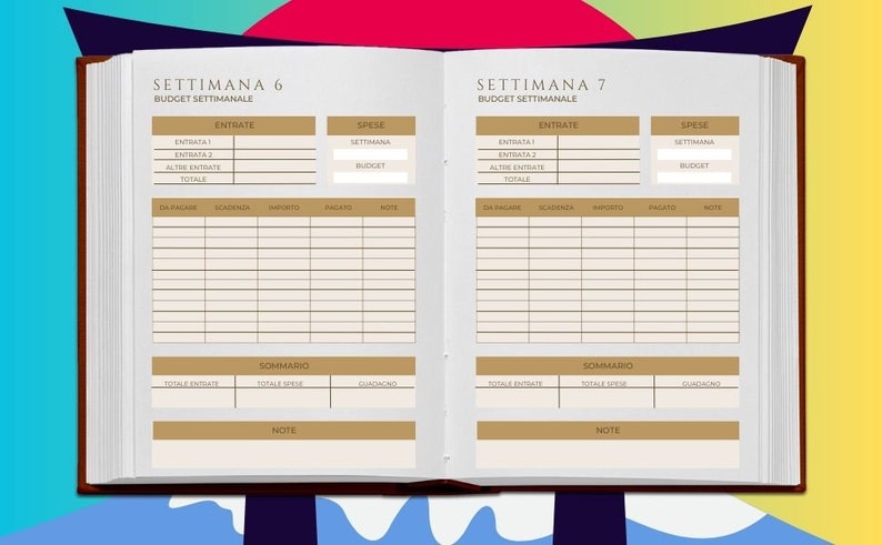Kakebo Budget Planner, Printable Monthly Budget Spreadsheet. Multiply ...
